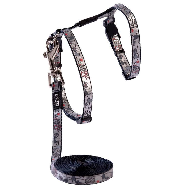 ReflectoCat Reflective Cat H-Harness & Lead | Cat Leads | Rogz
